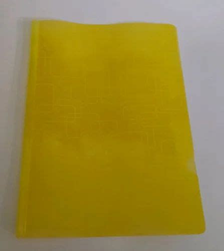 Yellow Plastic Stick File For School Paper Size A4 At Rs 10 5 Piece In Thiruvananthapuram