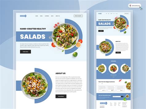 Salad Delivery Website By Innovationsync On Dribbble