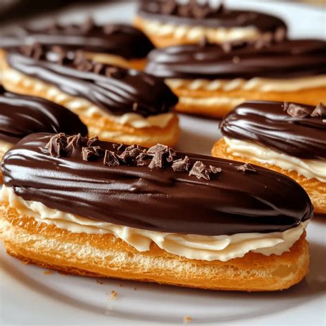 Easy Chocolate Éclairs Recipe Irresistible Creamy Dessert