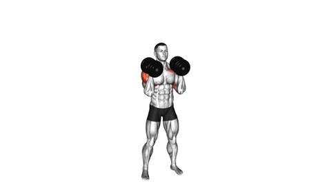Female Dumbbell Standing Overhead Press Video Guide And Tips