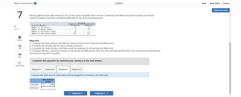 Solved Week 4 Homework Saved Help Save And Exit Submit Check