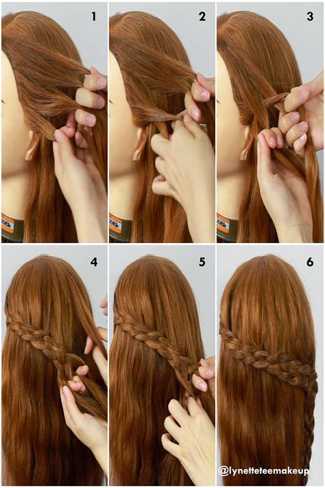 Four Strand Braid Tutorial Lynette Tee Makeup Beauty Blog Makeup