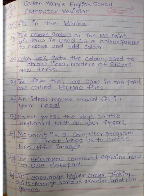 Computer Revision Pdf