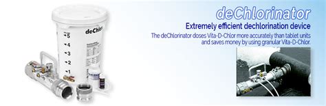 Vita D Chlor Dechlorination Equipment Diffusers Hardware Systems