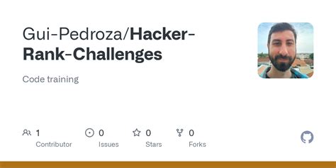 Github Gui Pedroza Hacker Rank Challenges Code Training