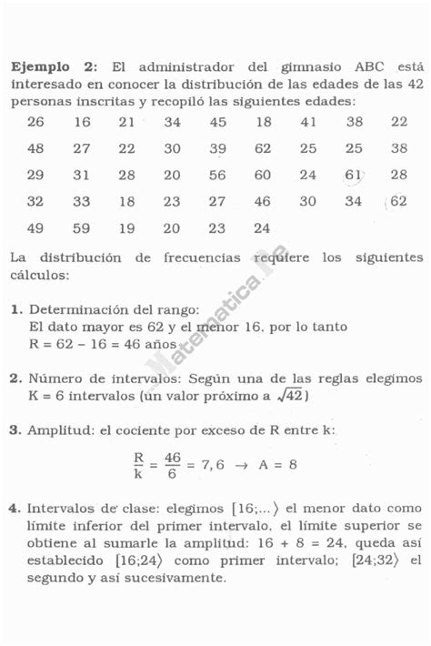 EstadÍstica Ejemplos Y Ejercicios Resueltos De Secundaria O Media Pdf