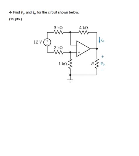 solved 2 find the value of output voltage for each of the
