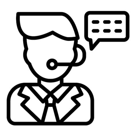 Premium Vector Vector Design Talk Center Icon Style