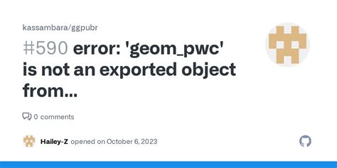 Error Geom Pwc Is Not An Exported Object From Namespace Ggpubr If Run In A Docker Container