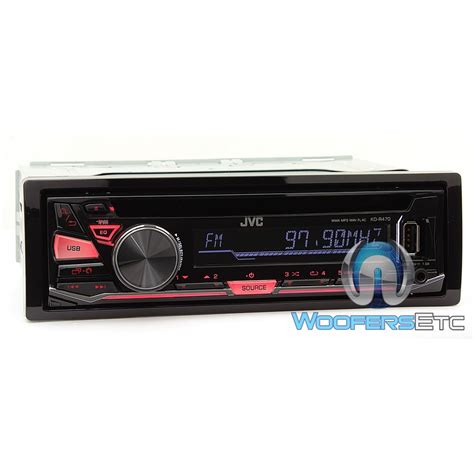 KD R JVC DIN In Dash CD MP Stereo Receiver With Front USB And Mm AUX Input