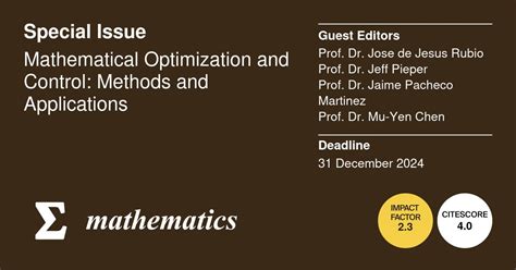 Mathematics Mdpi On Linkedin Mathematicaloptimization Control Mdpiopenaccess Comscimathmdpi
