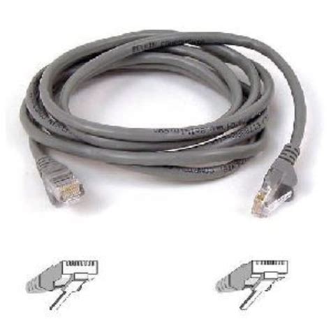 Belkin Cat5e Utp Patch Cable Rj 45 7ft Gray