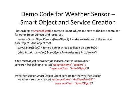 Iot Toolkit And The Smart Object Api Architecture For Interoperability Ppt