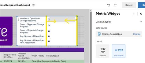 Metric Widgetreports Formatting On Dashboard Smartsheet Community