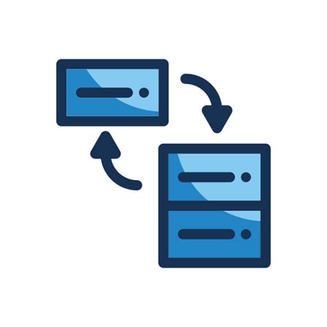 Database Generic Color Lineal Color Icon