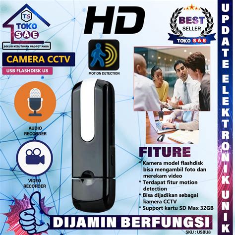 Jual Spy Camera USB U8 Resolusi HD Kamera Pengintai Mini Flash Disk Flash Driver U8 Kamera Mata
