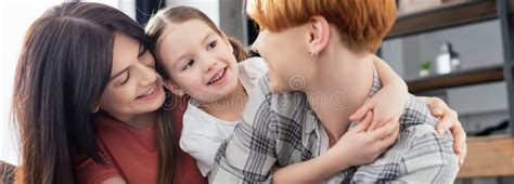 Shot Of Smiling Same Sex Couple Stock Image Image Of Lgbt Beautiful