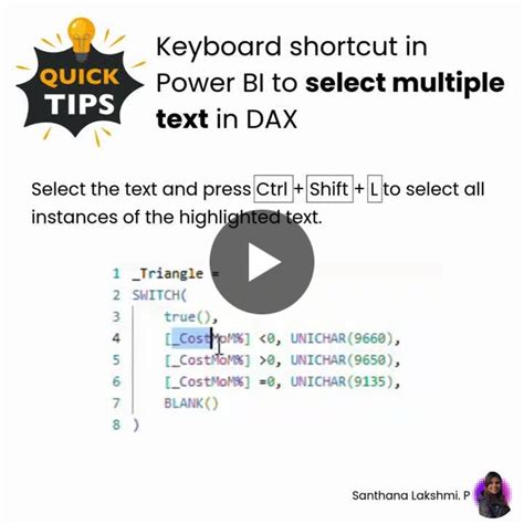 Datatips Powerbi Productivityhacks Dax Santhanalakshmi Ponnurasan