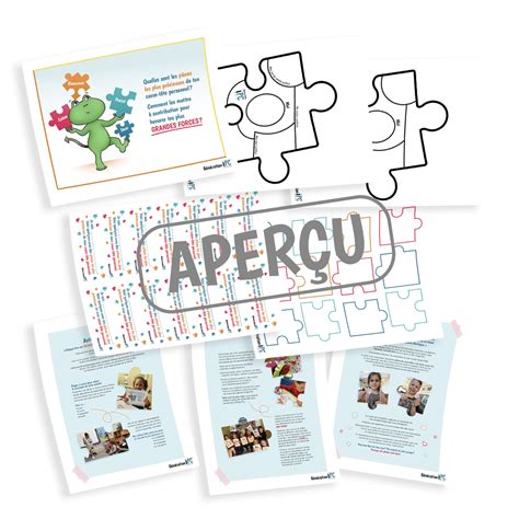 Activité Pédagogique Mes Pièces De Casse Tête Génération Ipc