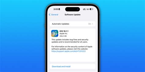 apple releases ios 16 1 1 with bug fixes and improvements