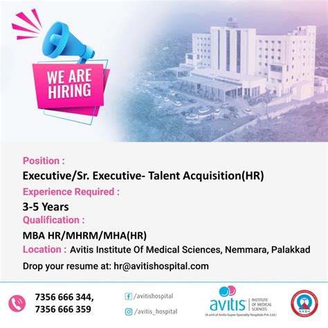 Kavya S On Linkedin Hr Talentacquisition Palakkad Avitissuperspecialtyhospital