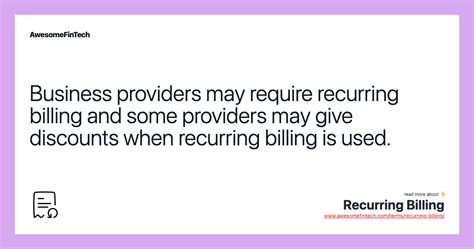 Recurring Billing Awesomefintech Blog
