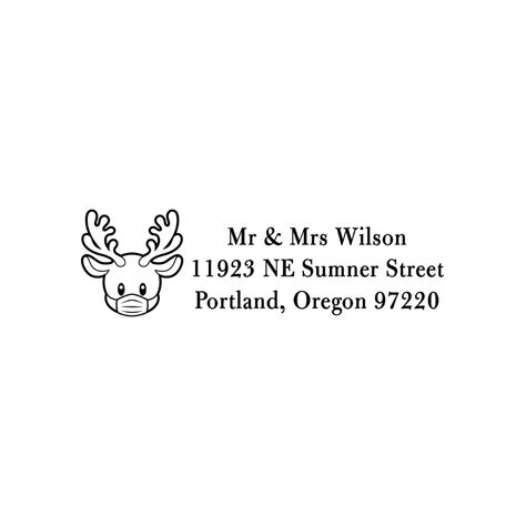 Wilson Christmas Address Stamp Best Christmas Stamps