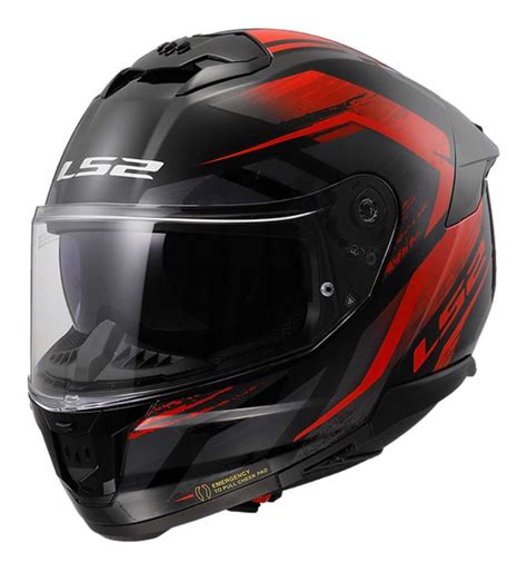 Ls2 Helmets Stream Ii Fury Full Face Motorcycle Helmet Gloss Black