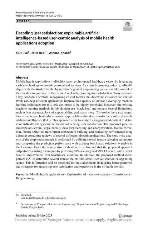 Decoding User Satisfaction Explainable Artificial Intelligence Based