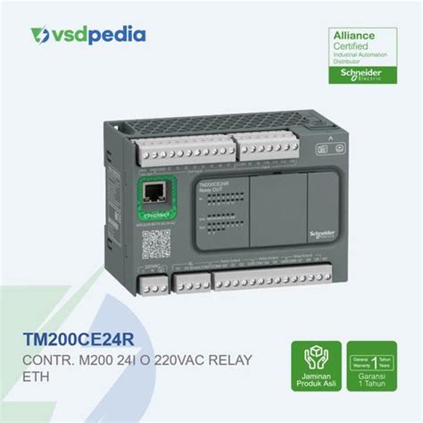Promo Schneider Plc Easy Modicon Programmable Logic Controller M200 24