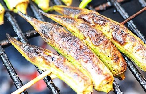 Grilled Okra Recipe Add A Pinch Grilled Okra Recipe Add A Pinch