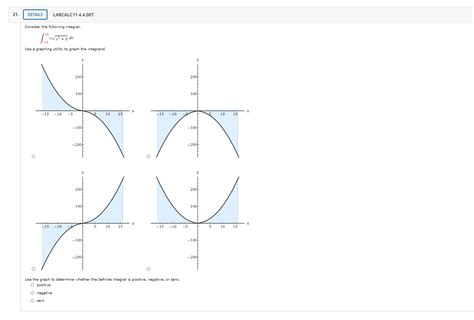 Solved DETAILS LARCALC Consider The Following Chegg