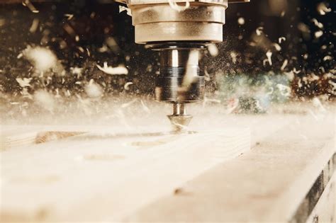 Premium Photo Cutting Wood Using A Machine With Numerical Control Cnc Tool Woodworking Industry