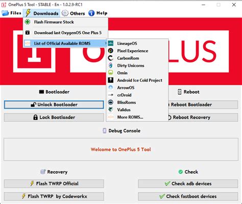 Github Franco Flashtool Op A Tool For Oneplus Made With Netbeans And Launch J Based On Java