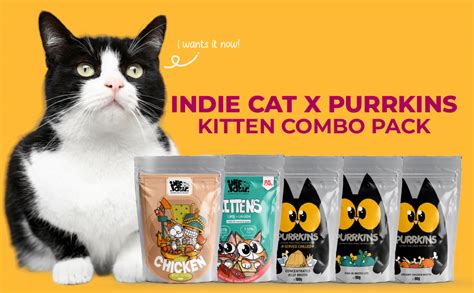 Indie Cat X Purrkins Kitten Wet Food 212 Months Chicken Lamb