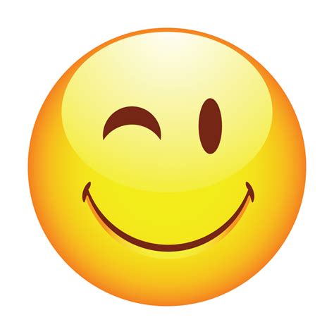 Смайлик подмигивающий на прозрачном фоне Zefirka Club фото и картинки