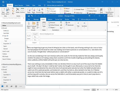 How To Insert An Inline Image In An Outlook Message