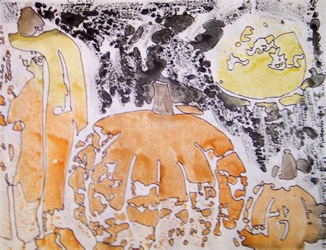 Welcome Styrofoam Prints With Watercolors