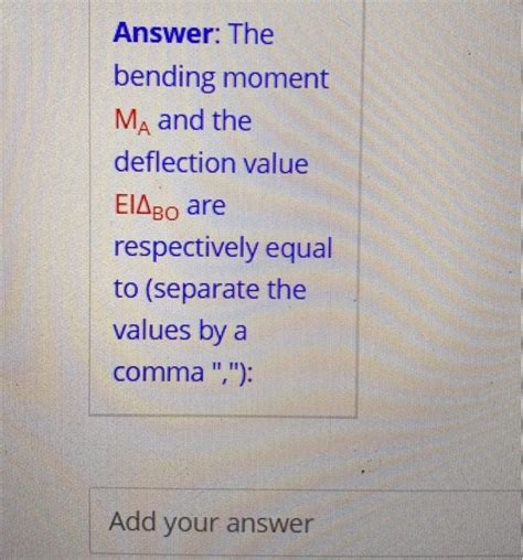 Solved Consider The Problem Of Analyzing The Beam Shown Chegg
