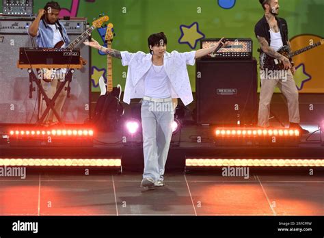 Jung Kook Performs On Good Morning Americas Summer Concert Series At