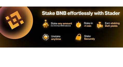 how to stake bnb to mint bnbx on stader labs by moyosola ajumobi