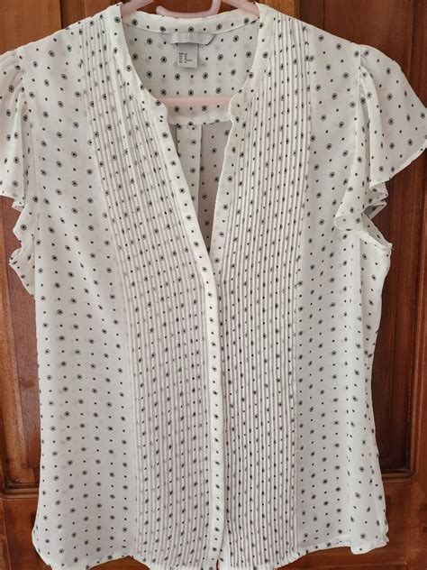 Original Handm See Thru Blouse Womens Fashion Tops Sleeveless On