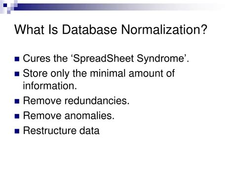 PPT Database Normalization PowerPoint Presentation Free Download ID 4999186