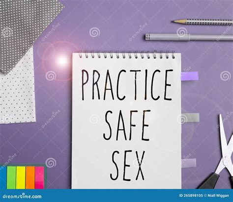 Sign Displaying Practice Safe Sex Concept Meaning Intercourse In Which Sign Displaying Practice Safe Sex Concept Meaning Intercourse In Which