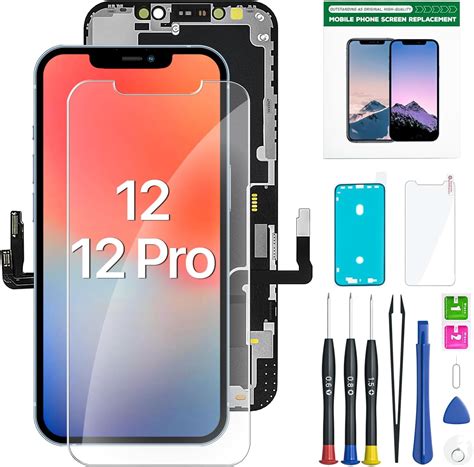 For Iphone 12 12 Pro Screen Replacement Kit Full Hd Lcd 6