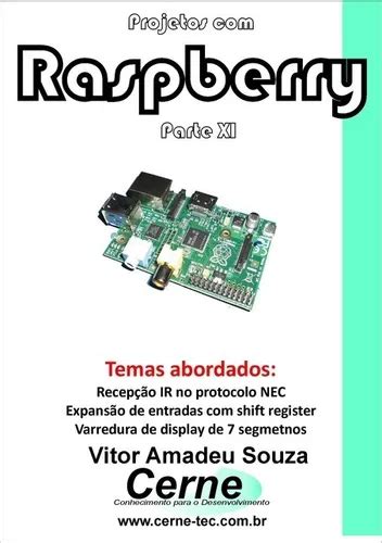 Livro Projetos Com Raspberry Parte Xi Mercadolivre