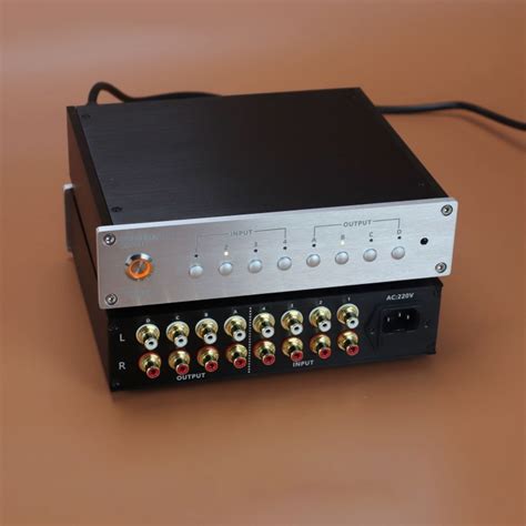 RCA Hifi Selector Active Audio Switch Audio Selector High End Version Supports Input