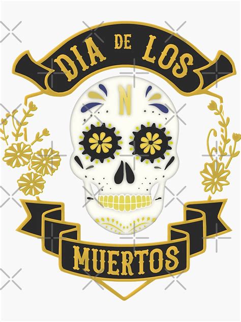 Día De Los Muertos Skull Wednesday Addams Fan Art Inspired Design