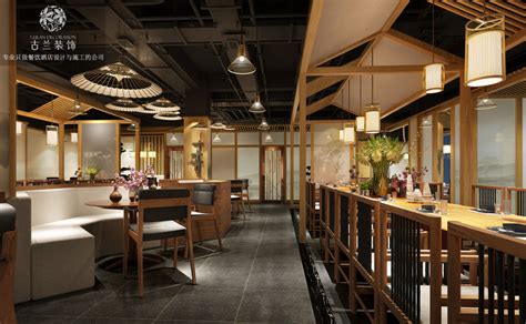 小型中餐厅设计装修 《蓝城悦杏餐厅》 室内设计师平台 室内设计论坛 扮家家室内设计网