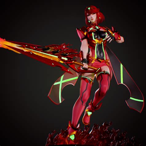 3d File Pyra Xenoblade 👾 ・model To Download And 3d Print・cults